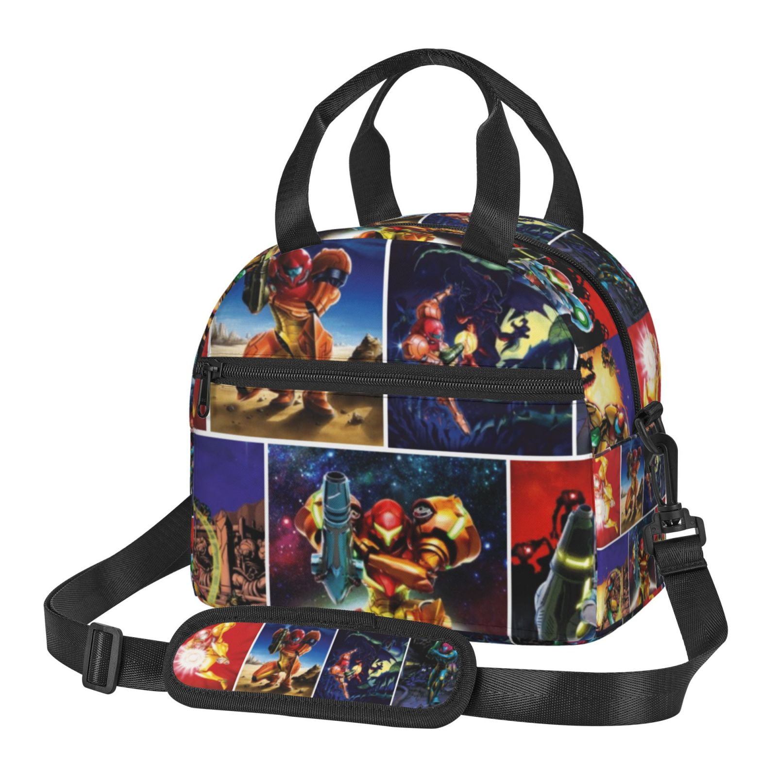 Metroid Samus Aran Reusable Lunch Bag for Adult Mens/Womens/Boys/Girls ...