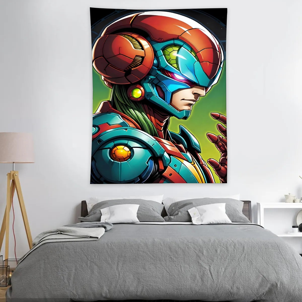 Metroid Tapestry 40 x 60 Inches With Vivid Colors Realistic Details ...