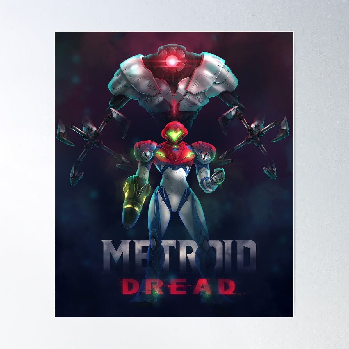 Metroid Video Game Poster Wall Art Modern Wall Decor For Living Room ...