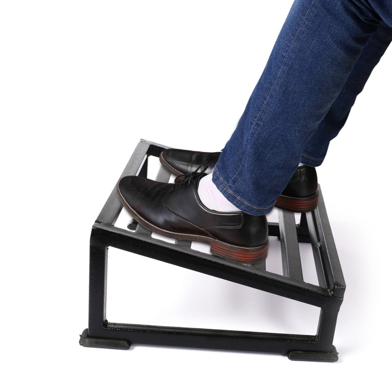 Metron Metal Foot Rest Stool for Under Desk Relieve Foot Back Pain and ...
