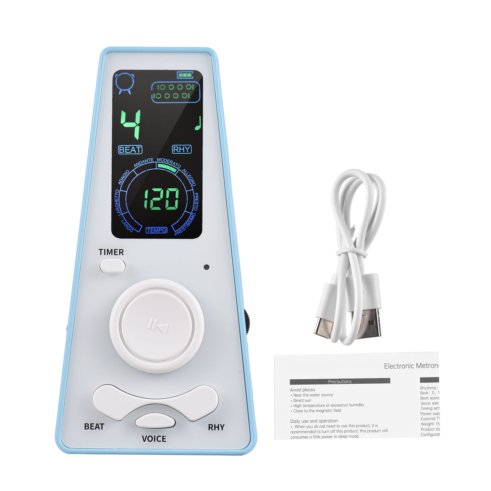 Metronomes,With Universal With Battery Or Usb And Beat Speed Beat Speed ...