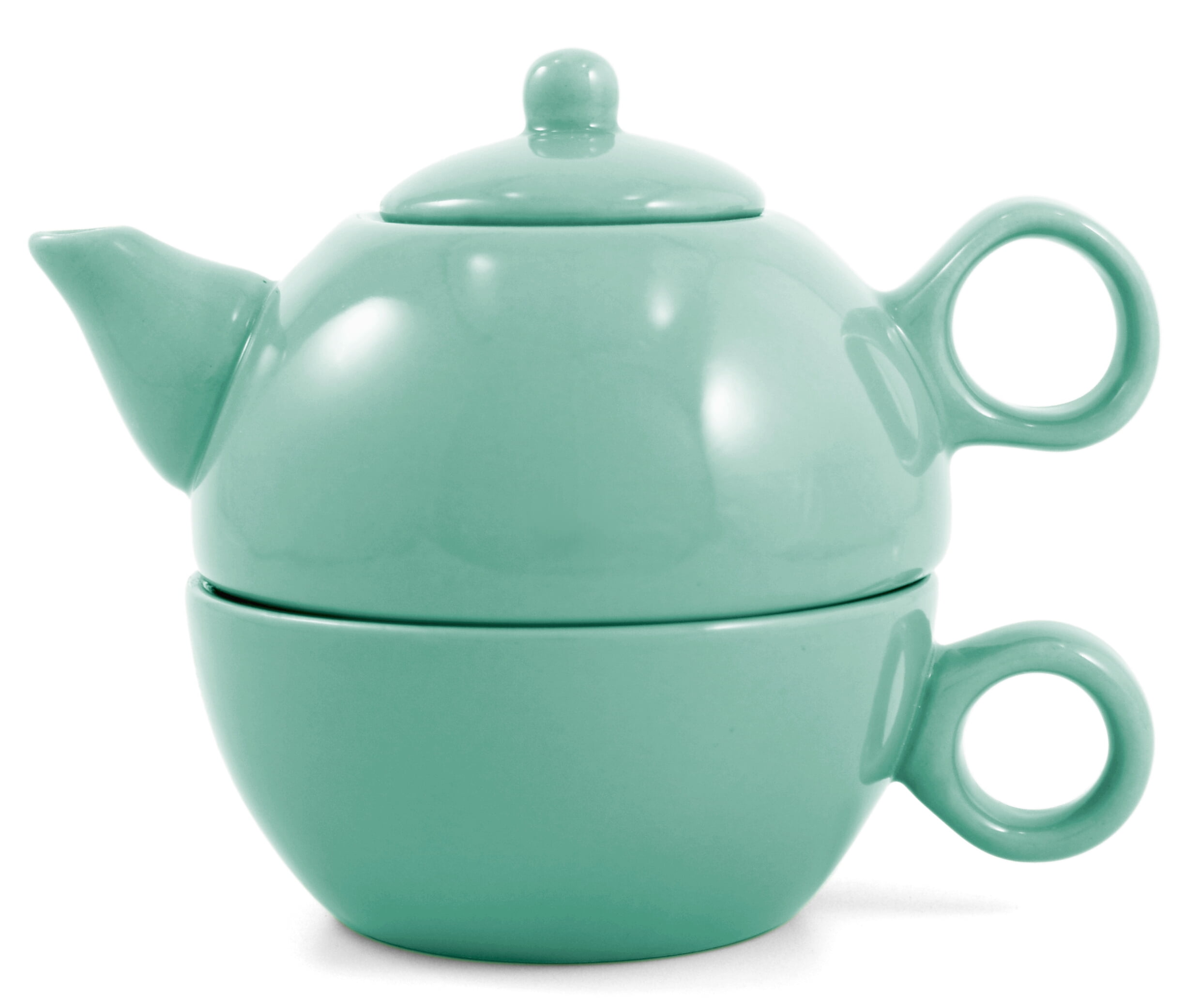 Metropolitan Tea Seafoam Green Ceramic Tea For Me Pot - Walmart.com
