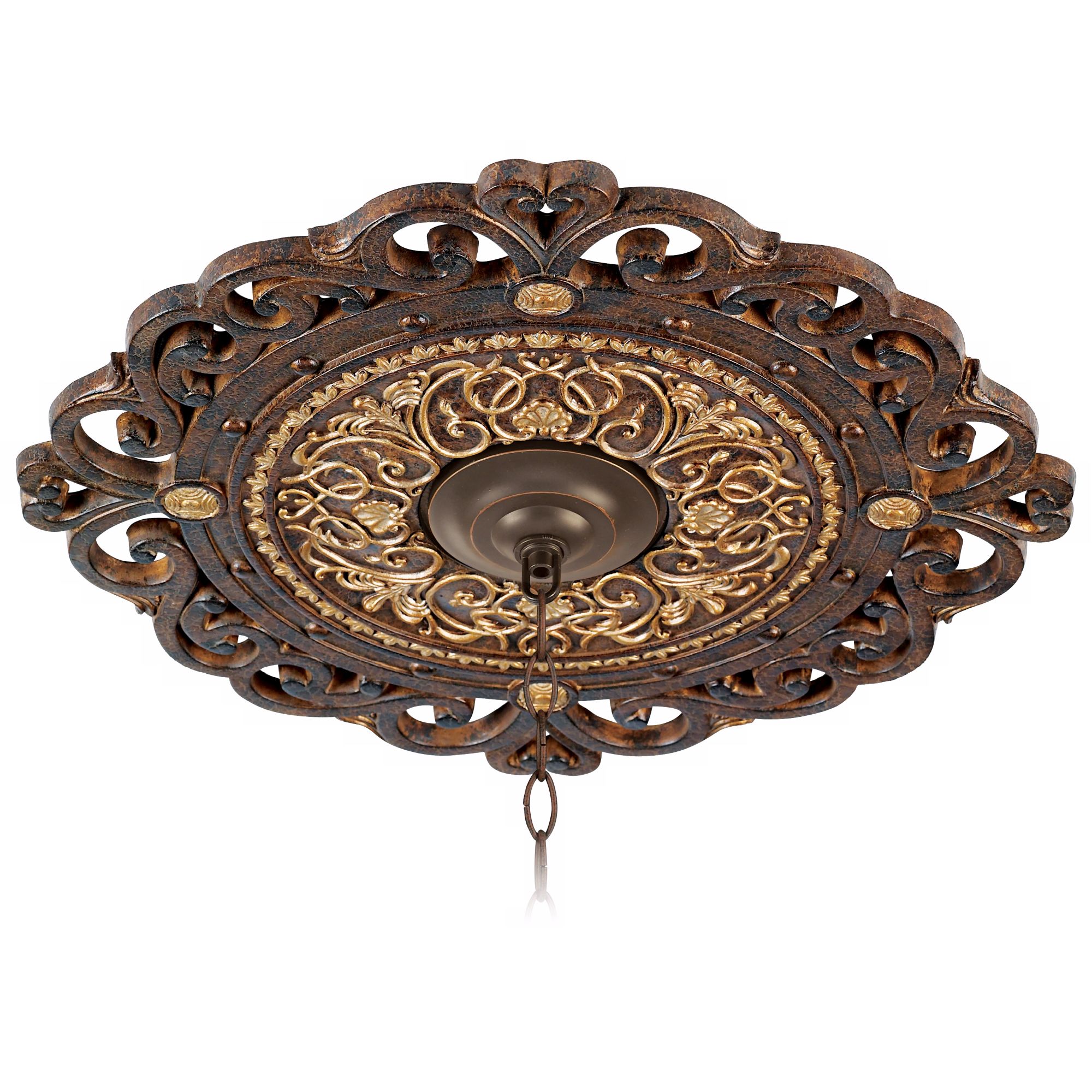 30"OD x 2 1/4"P Dylar Ceiling Medallion (Fits Canopies up to 6 1/4 ...