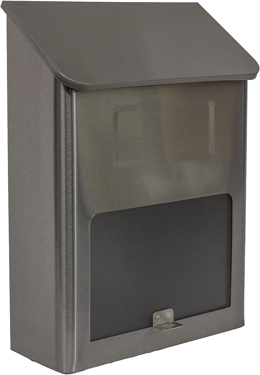 Metros Rectangular Stainless Steel Wall Mount Mailbox with Window ...