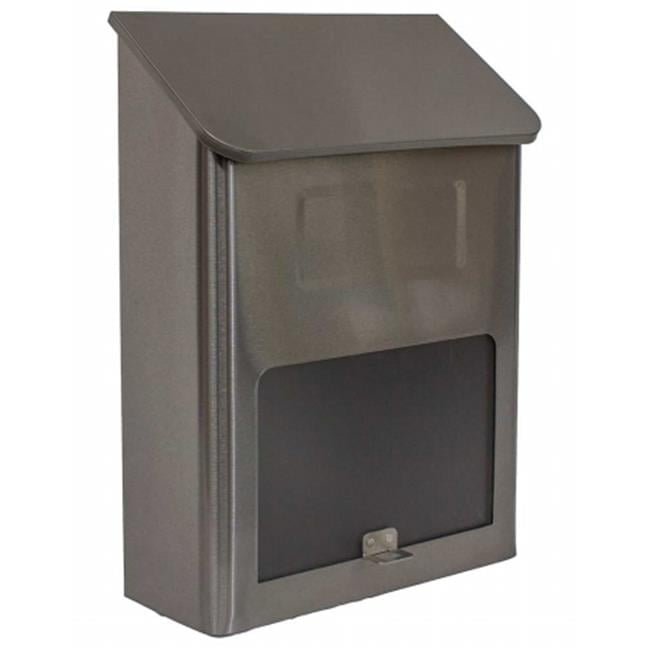 Metros Wall Mount Mailbox, Stainless Steel with Window - Walmart.com