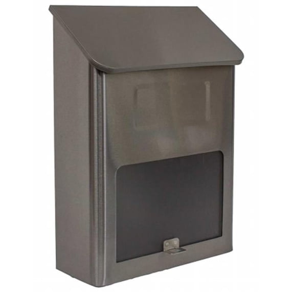 Metros Wall Mount Mailbox, Stainless Steel with Window - Walmart.com