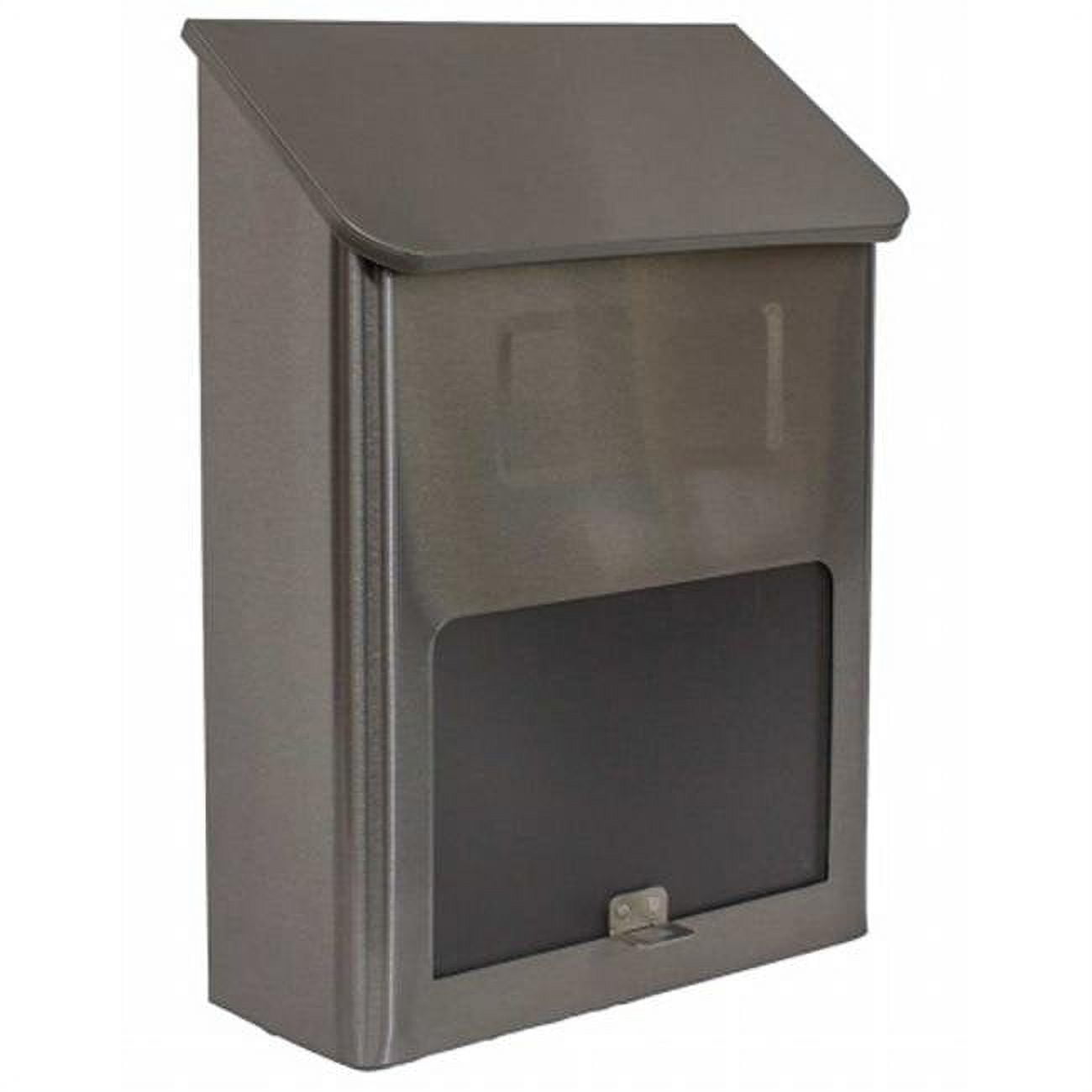 Metros Wall Mount Mailbox, Stainless Steel with Window - Walmart.com