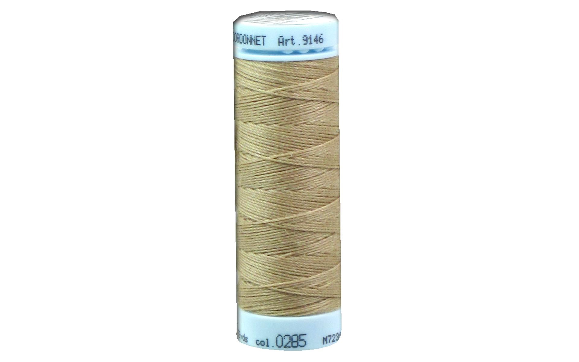 Metrosene Cordonnet/Button Thread 55yd CarmelCream - Walmart.com