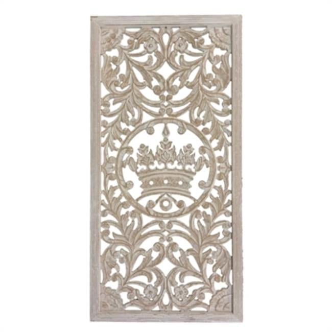 Metrotex Designs 12098 Regency 3D Art Panel - White Wash - Walmart.com