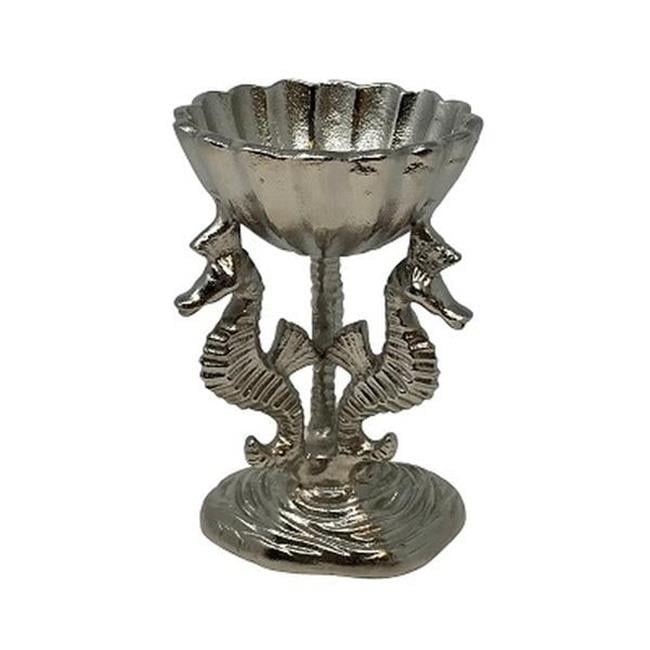 Metrotex Designs 14005 3 Seahorse 1 Bowl - Aluminum - Walmart.com