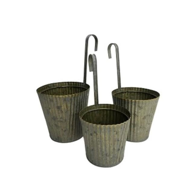 Metrotex Designs 31018 Fluted Dipper Planters, Set of 3 - Walmart.com