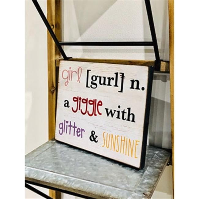 Metrotex Designs 33030 Definition of Girl Wall Plaque - Walmart.com