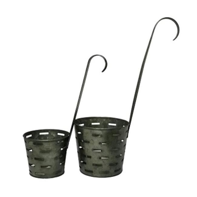 Metrotex Designs 50027 Dipper Planter Olive Buckets, Set of 2 - Walmart.com