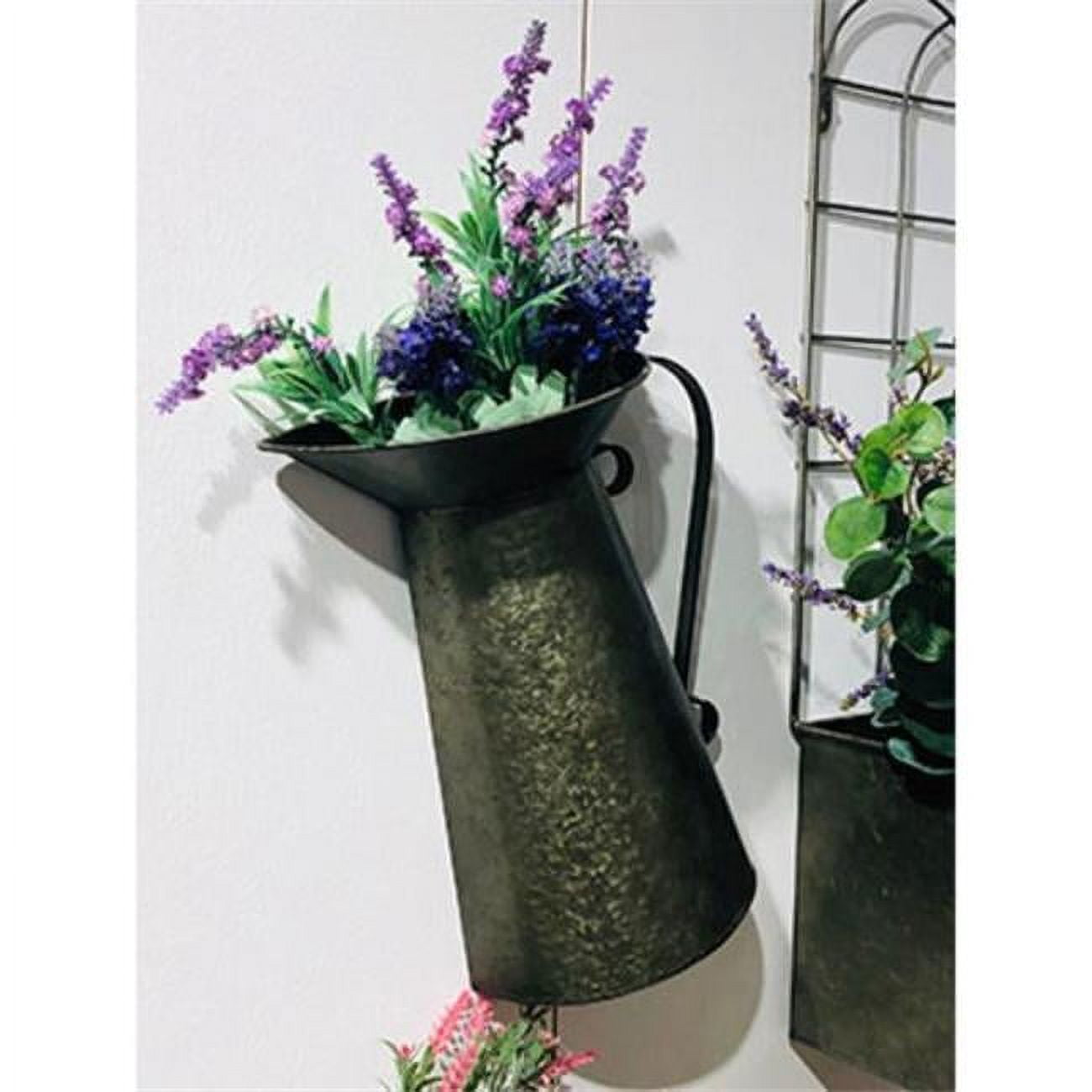 Metrotex Designs 50053 Wall Planter Princess Pitcher, Graphite ...
