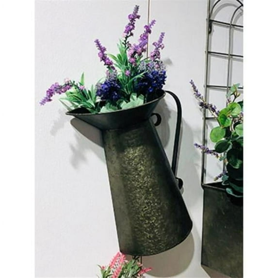 Metrotex Designs 50053 Wall Planter Princess Pitcher, Graphite ...