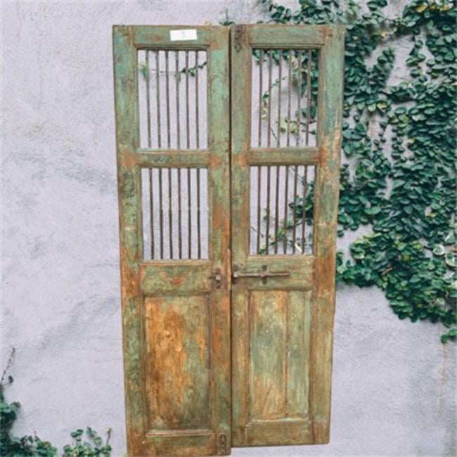 Metrotex Designs 56002 Vintage Iron Bar Door Panels - Walmart.com