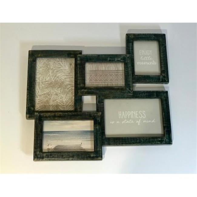 Metrotex Designs 60073 5 Frame Collage Blue Spruce Wash - Walmart.com