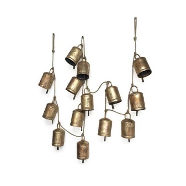 Metrotex Designs 62025 Festival Bell Garland, Antique Gold - Walmart.com