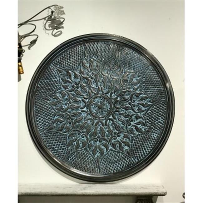 Metrotex Designs 64046 Tangier Hand-Embossed Wall Medallion, Bronze ...