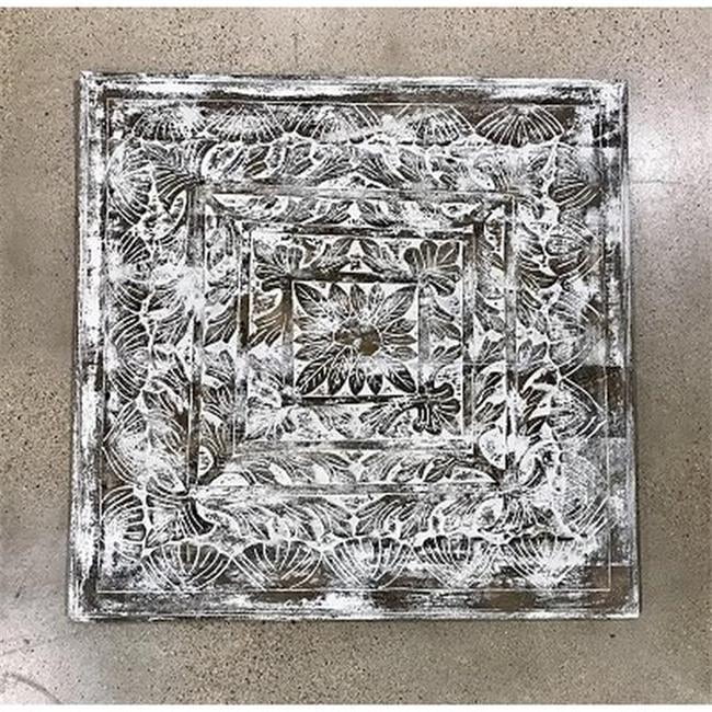 Metrotex Designs 67049 35 x 0.75 x 35 in. Cuernavaca Square Wall ...