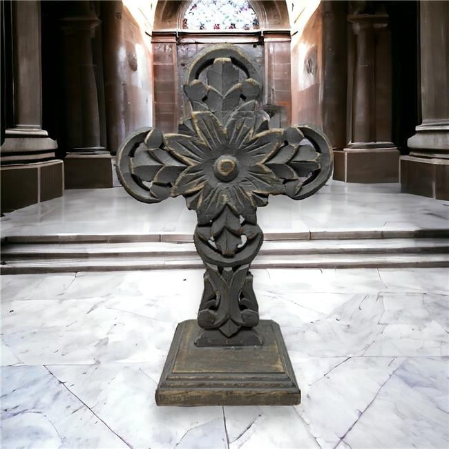 Metrotex Designs 73058 7.5 x 5 x 12 in. Lily Table Cross - Walmart.com