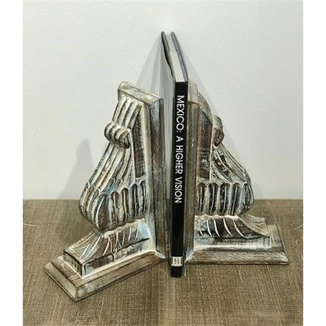 Metrotex Designs 74020 13.5 x 3.75 x 10.75 in. Corbel Bookends - Set of ...