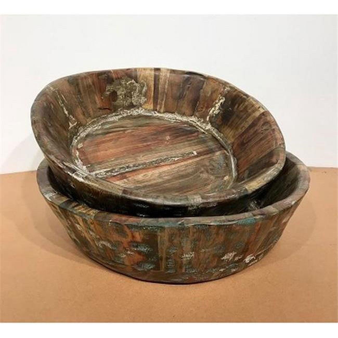 Metrotex Designs 74023 16 in. Centerpiece Bowls - Set of 2 - Walmart.com