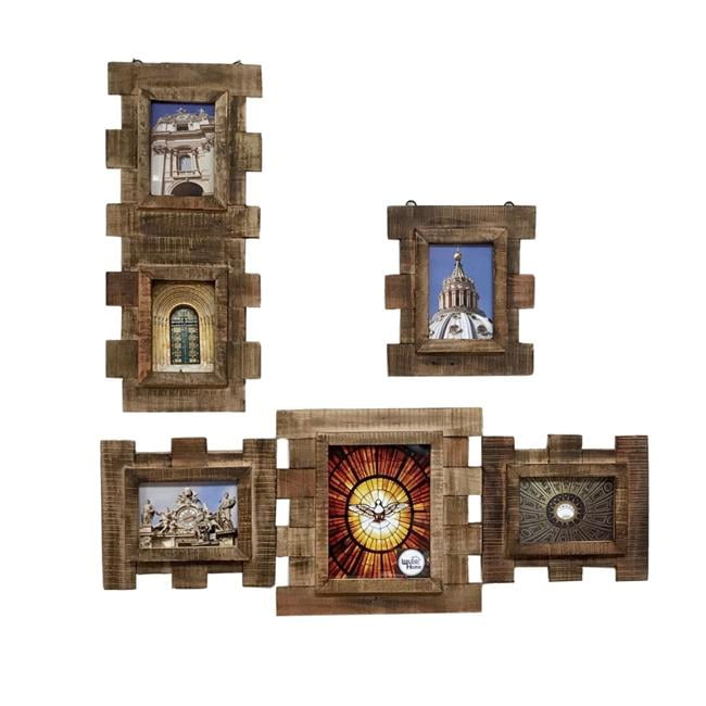 Metrotex Designs 74036 34 x 1 x 47 in. 3-Component Wall Frame Cross ...