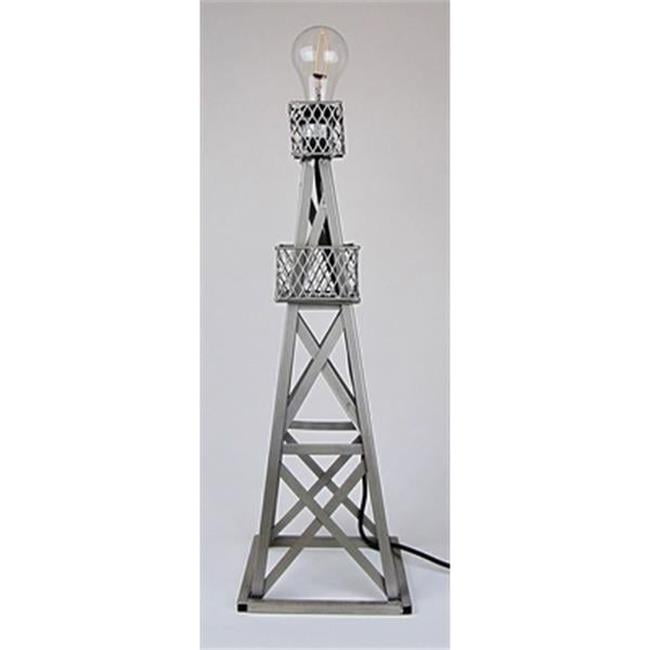 Metrotex Designs 89568 8 x 8 x 24 in. Oil Derrick Table Lamp for 29568 ...