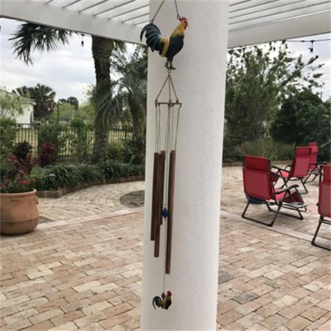 Metrotex Designs 62055 Rafa Rooster 5 Bar Wind Chime, Fiesta - Walmart.com