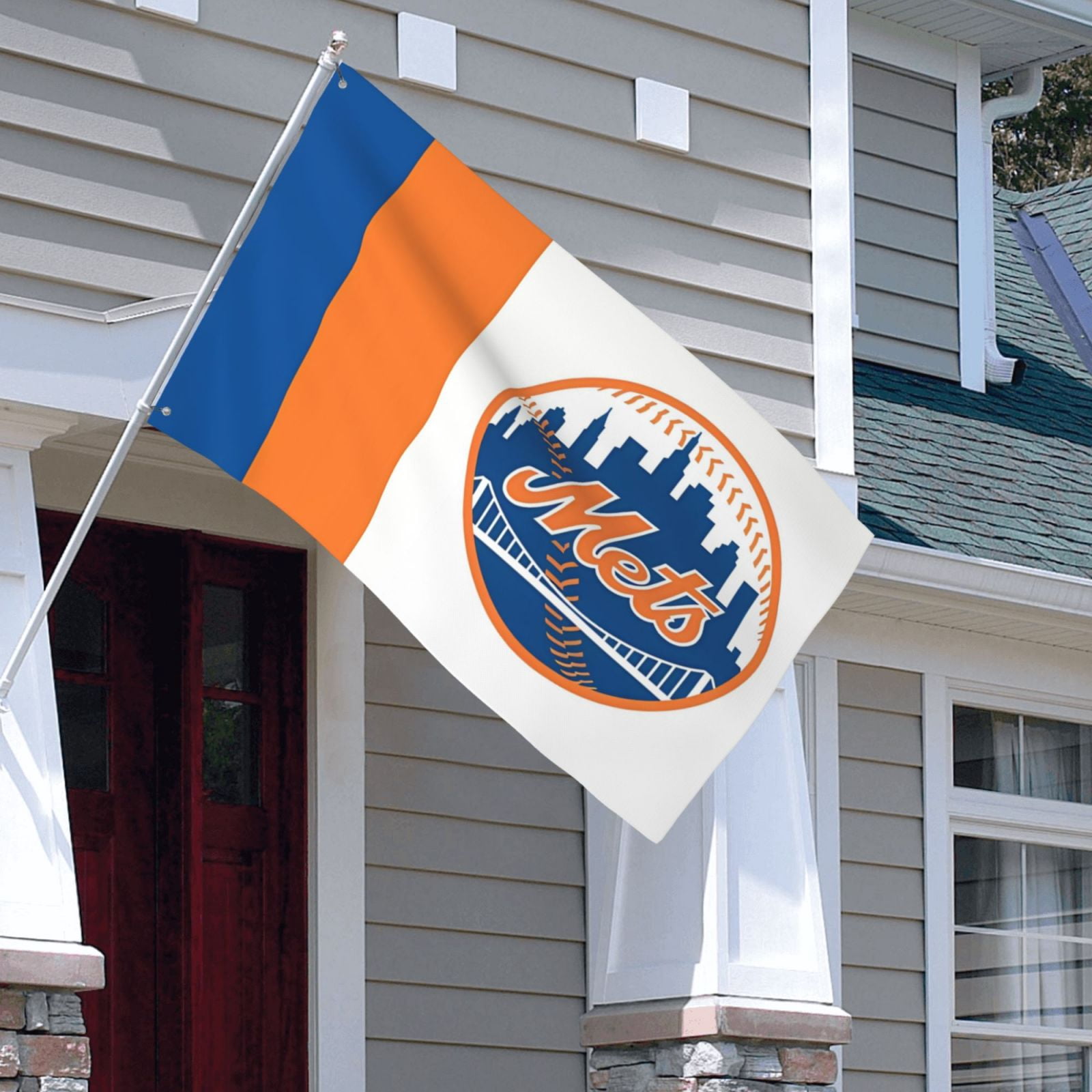Mets Baseball Team Custom 3x5FT Polyester Flag, Easy to Install, With ...