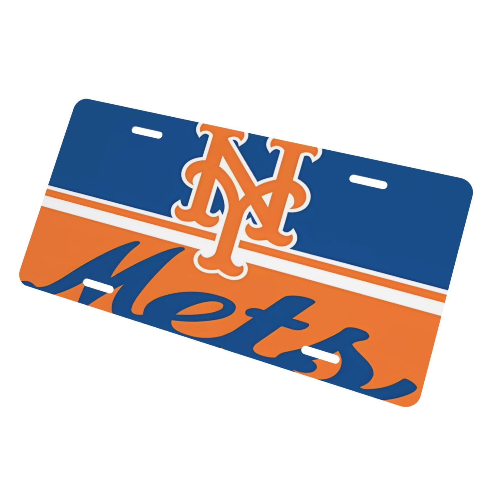 Mets Baseball Team Custom Car Aluminum Front License Plate 6x12 Inch ...