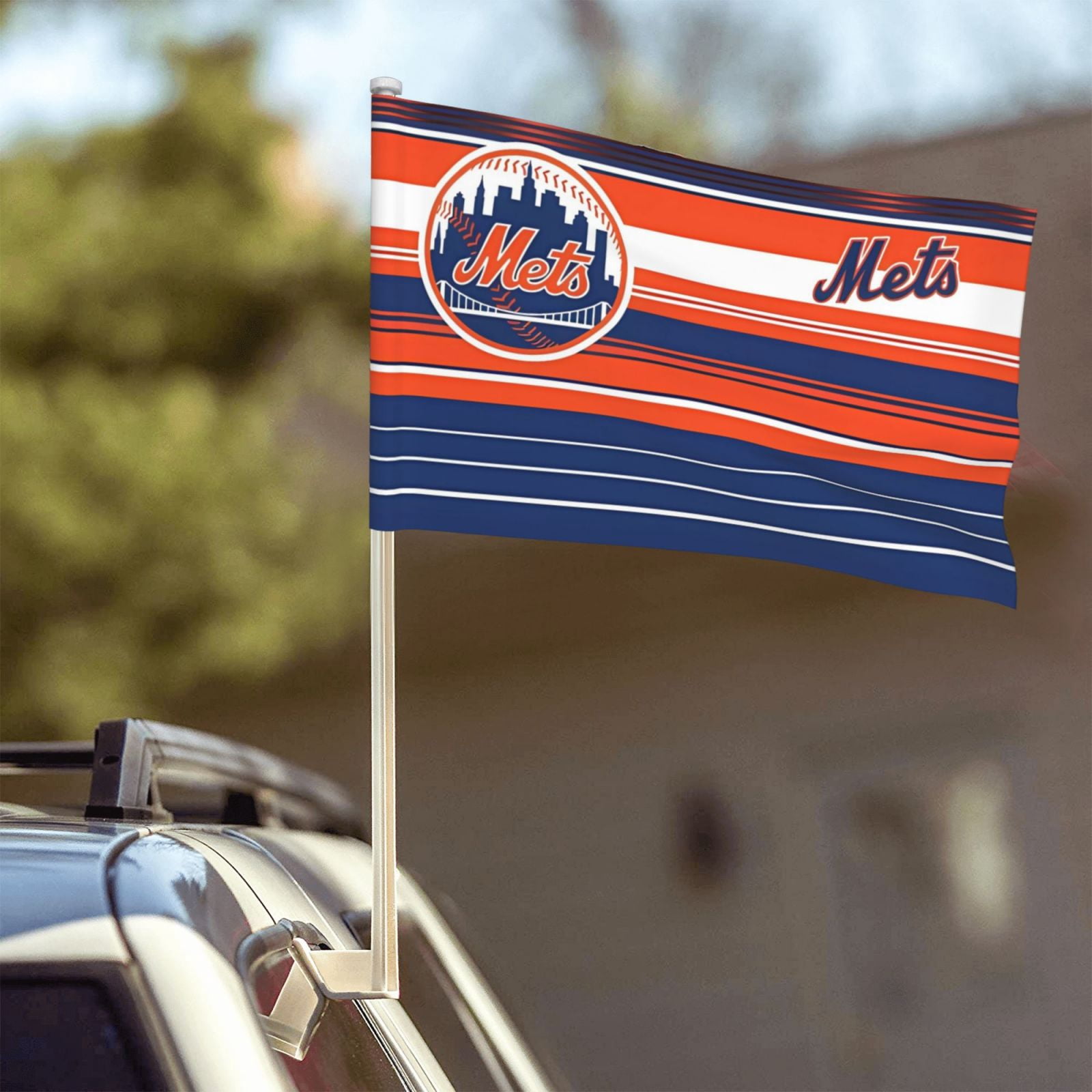 Mets Baseball Team Custom Car Flag 12 x 18 Inch Baseball Team Logo Fan ...