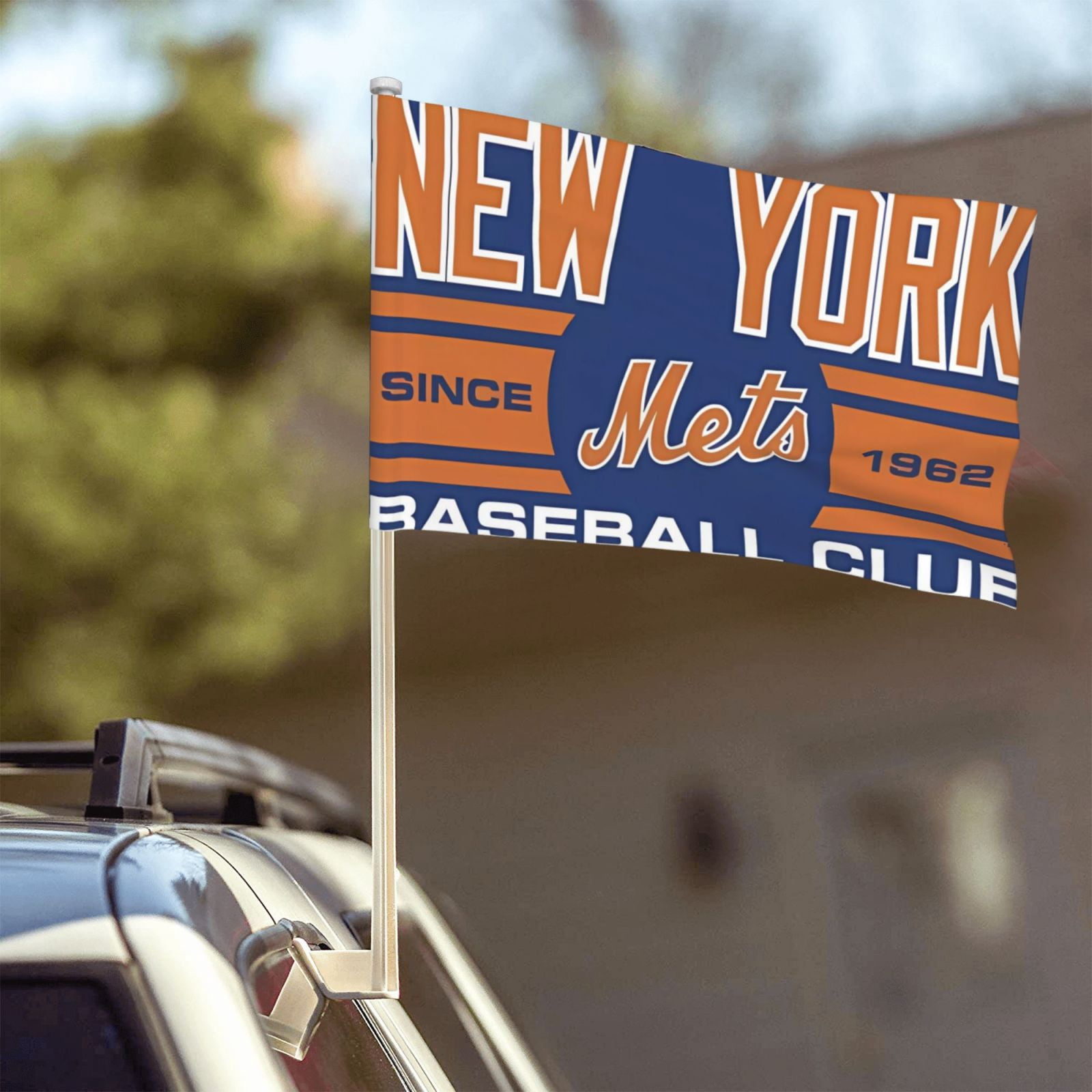 Mets Baseball Team Custom Car Flag 12 x 18 Inch Baseball Team Logo Fan ...