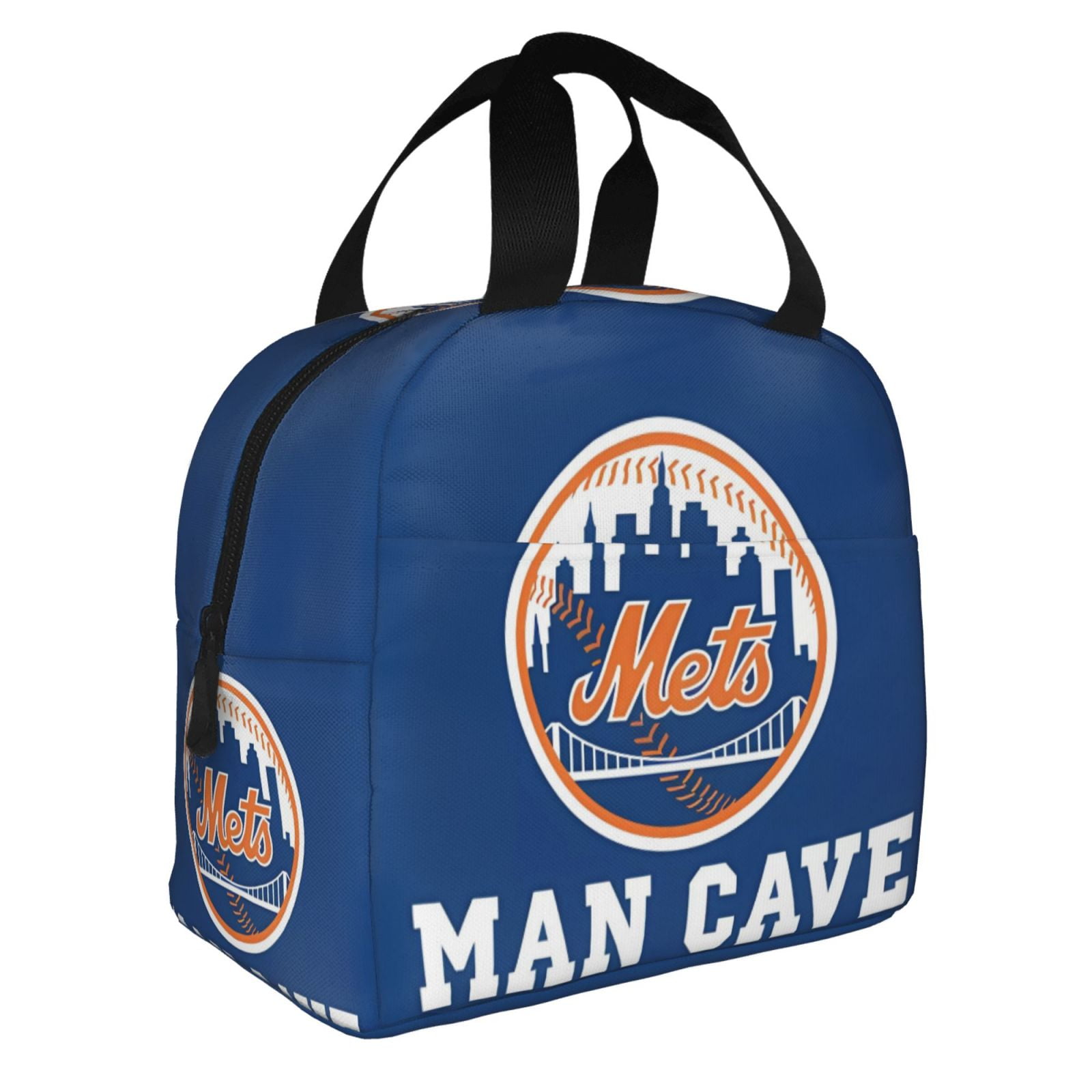 Mets Baseball Team Custom Insulated Lunch Bag, Personalized Printed ...