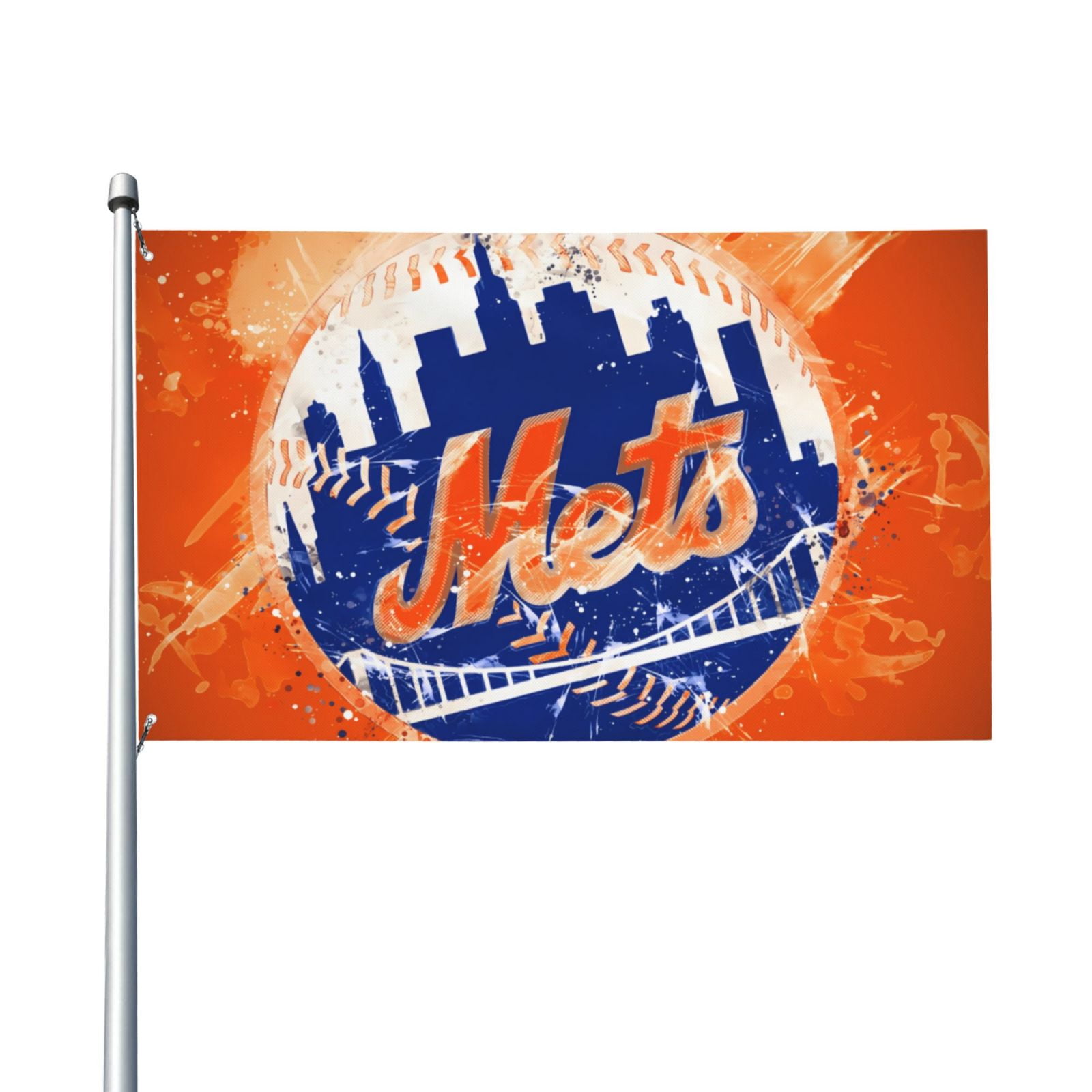 Mets Baseball Team Custom Outdoor 3x5FT Decorative Flags, Easy to ...