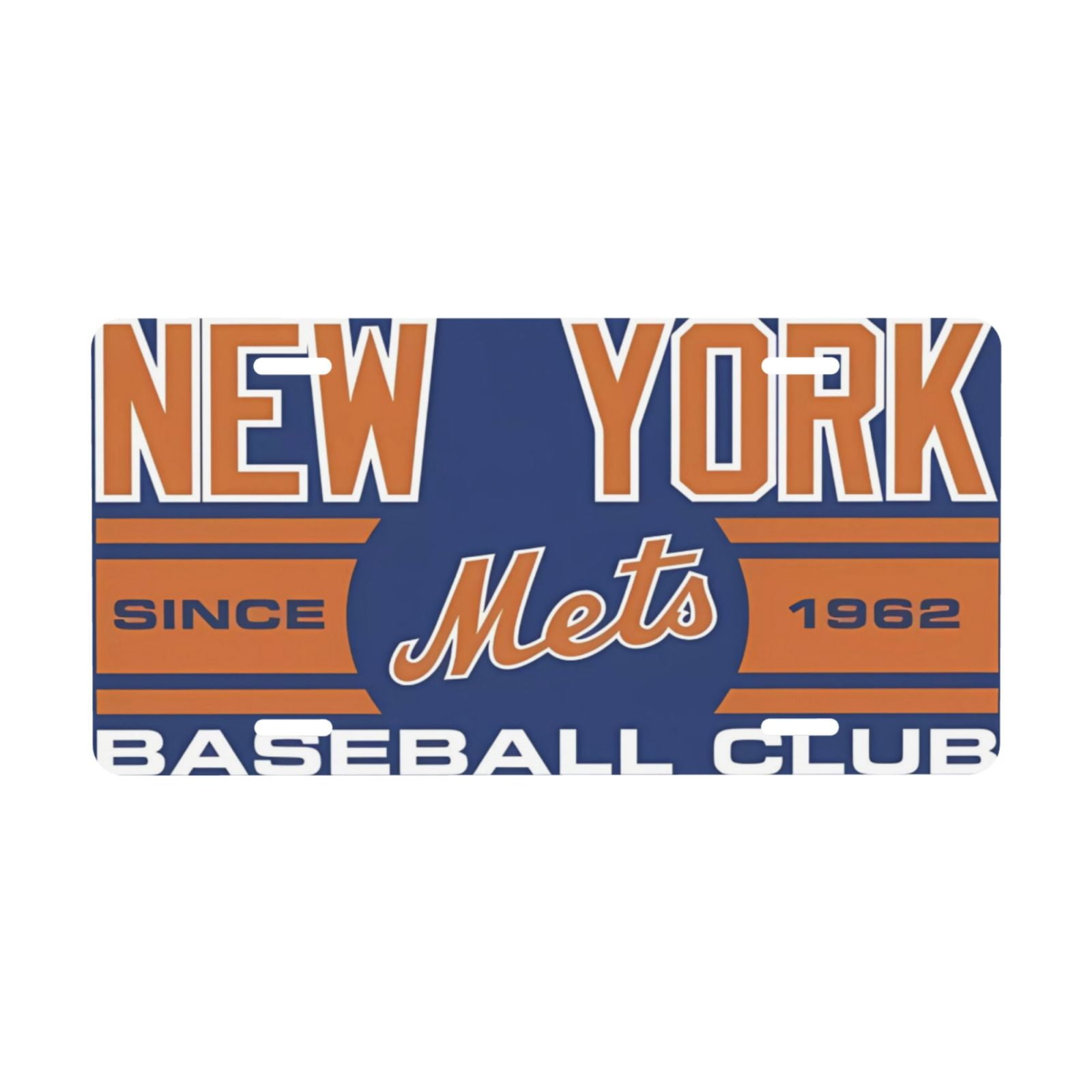 Mets Baseball Team Customized Car Decoration License Plate Aluminum Car ...