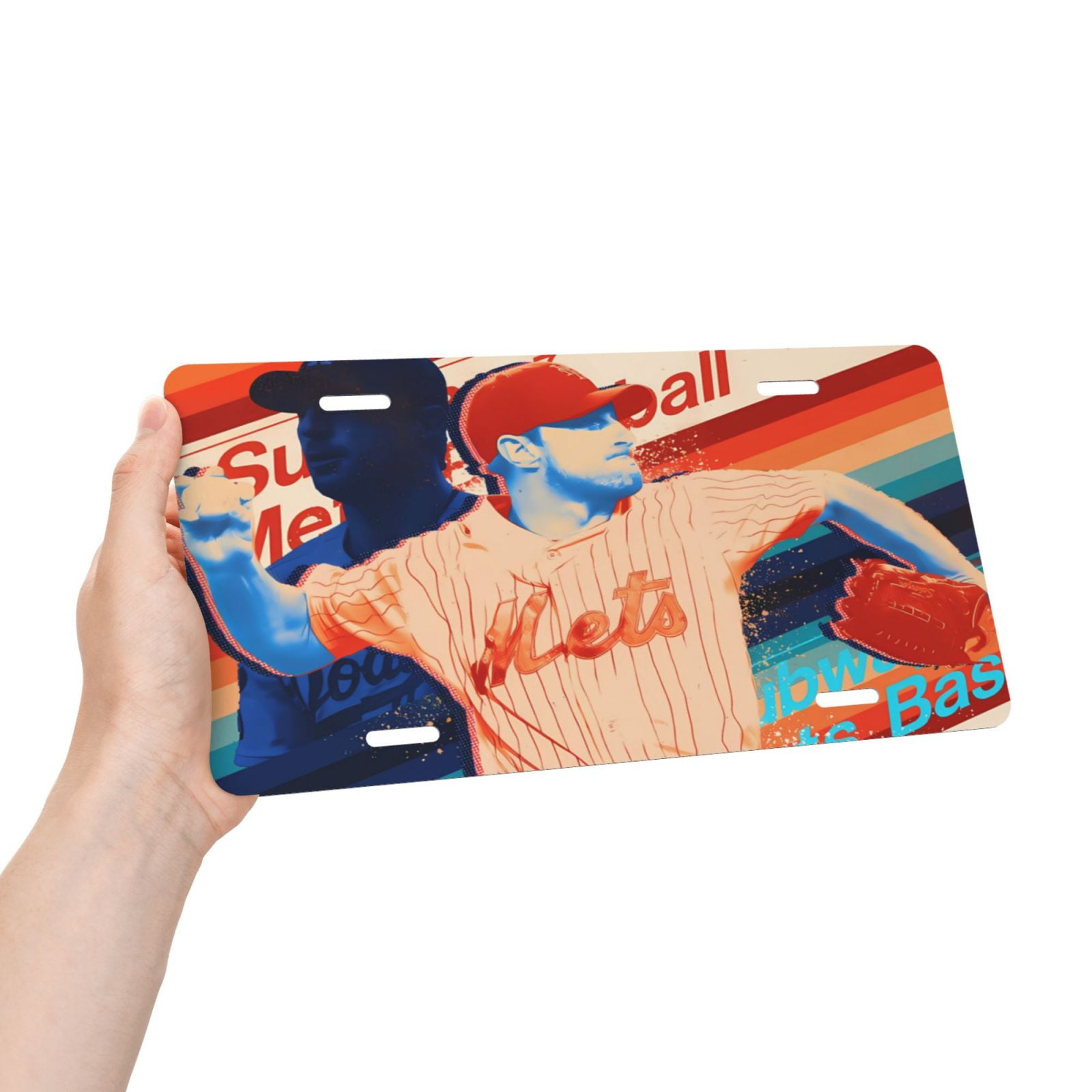 Mets Baseball Team Decorative Logo License Plate Baseball Team Fans ...