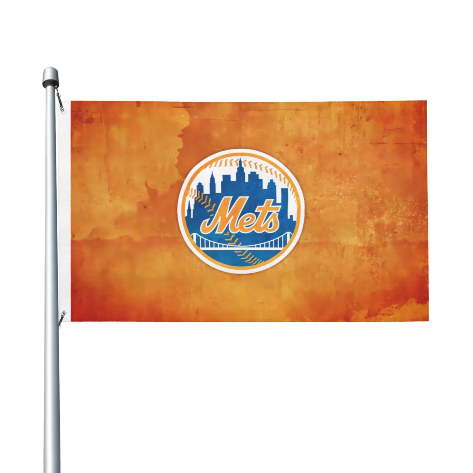 Mets Baseball Team Double Sided Garden Flag 3x5ft Indoor and Outdoor ...