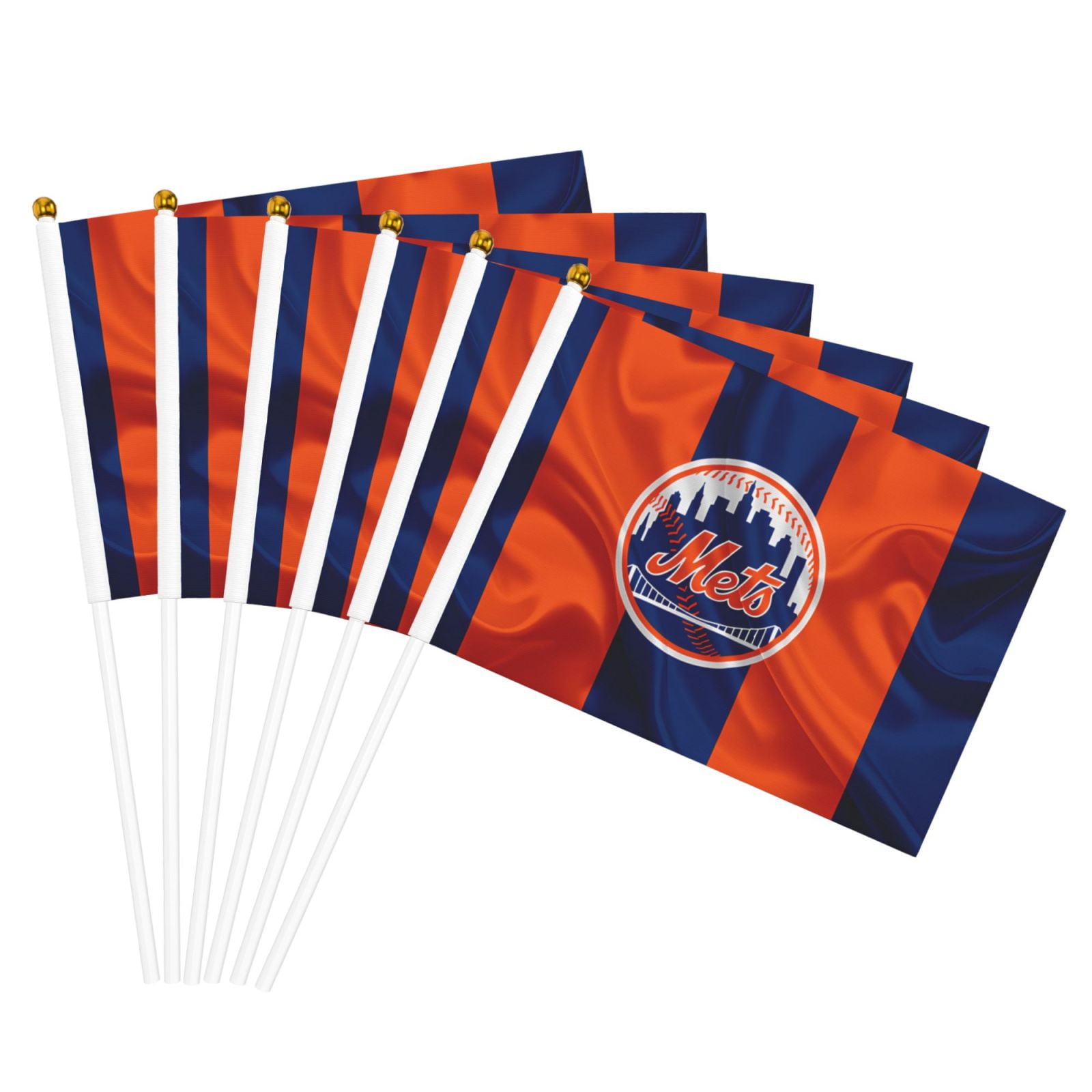Mets Baseball Team Double Sided Hand Waving Flag, Spectator Hand Waving ...