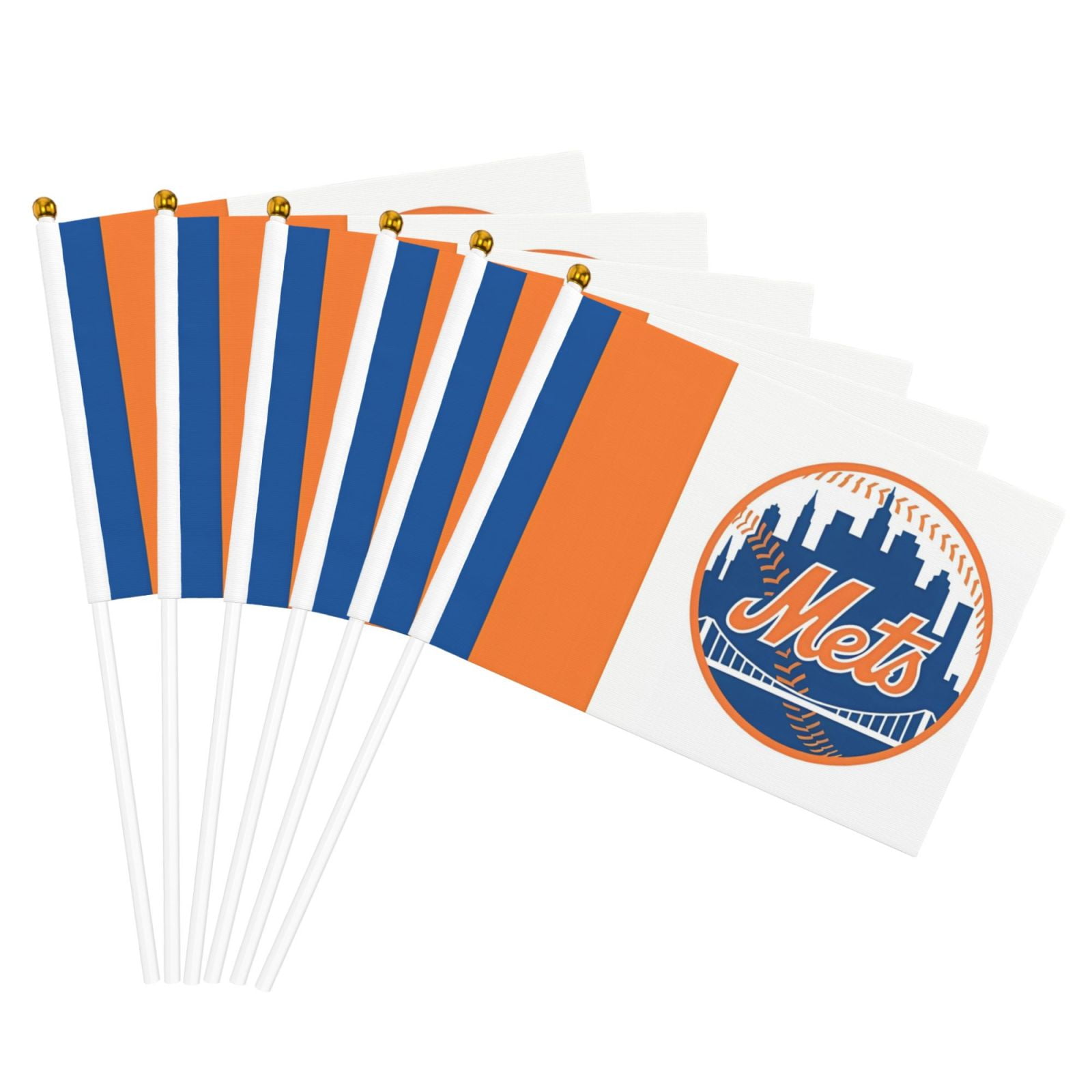 Mets Baseball Team Double Sided Hand Waving Flag, Spectator Hand Waving ...