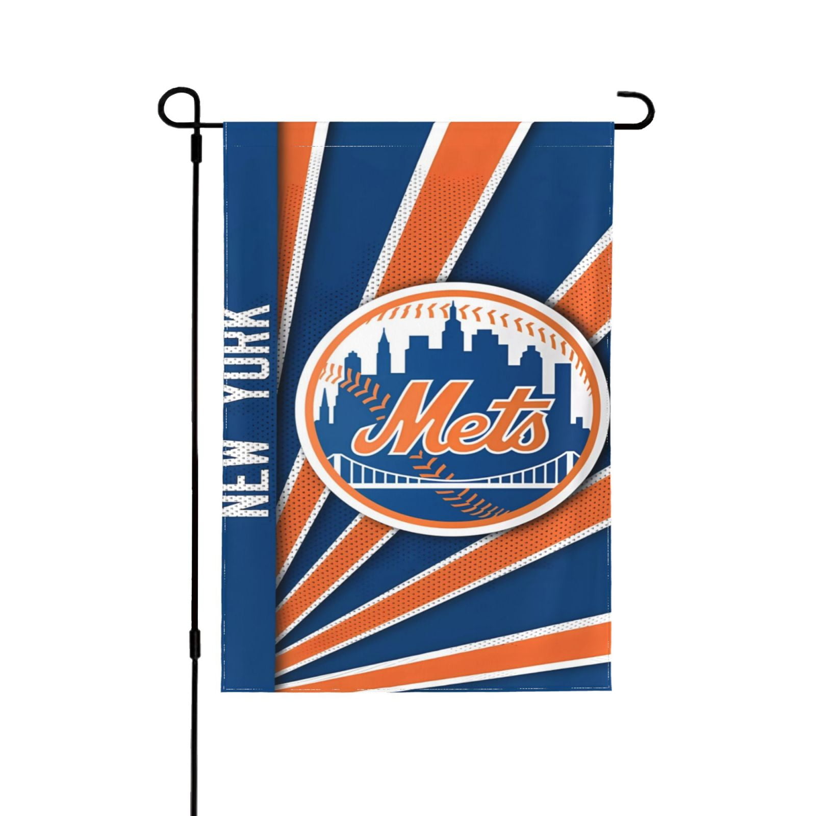 Mets Baseball Team Front Garden Flag, Fans Spectator Flag Hanging Flag ...