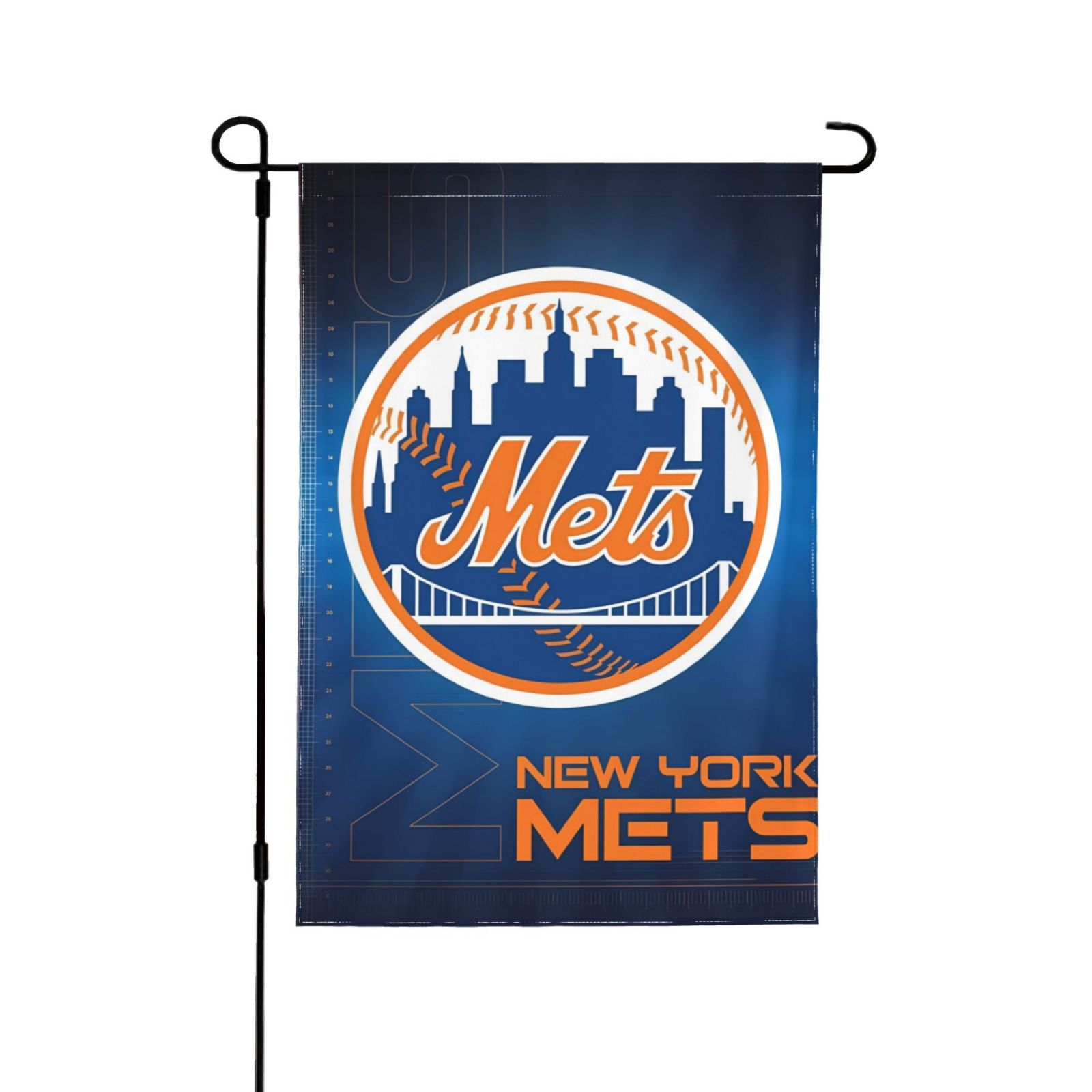 Mets Baseball Team Front Garden Flag, Fans Spectator Flag Hanging Flag ...