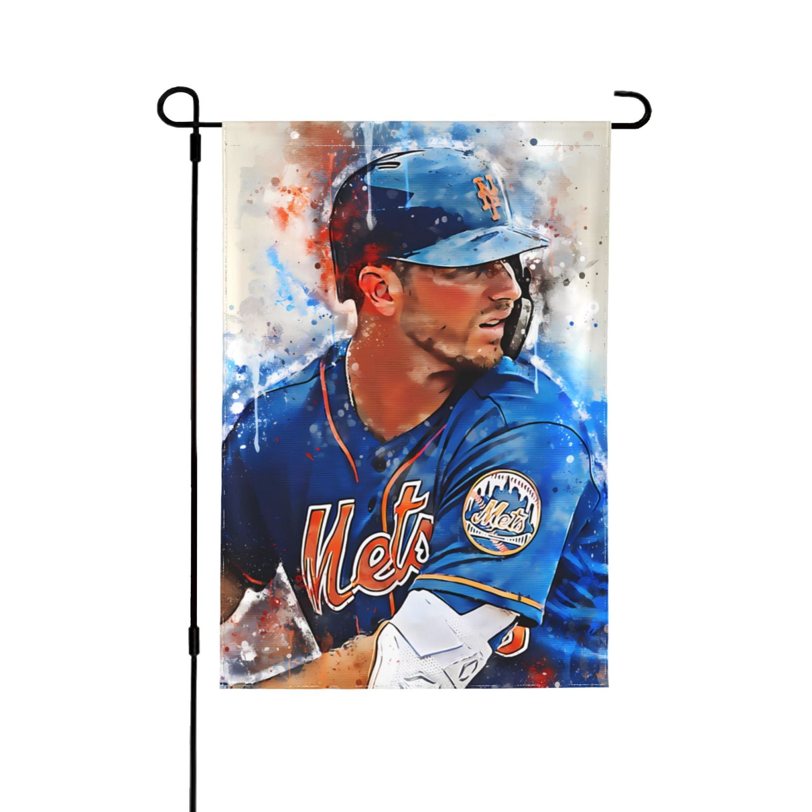 Mets Baseball Team Front Garden Flag, Fans Spectator Flag Hanging Flag ...