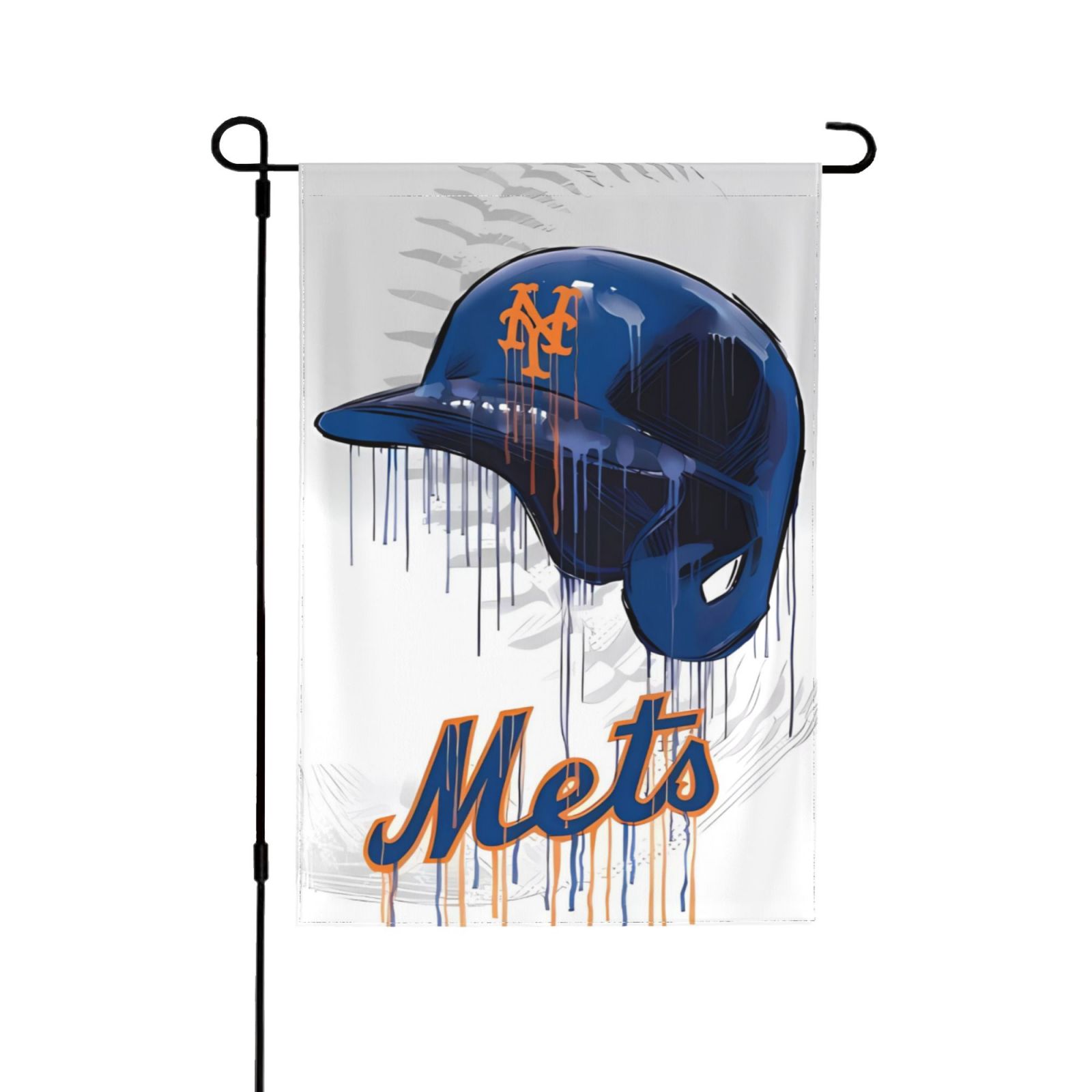 Mets Baseball Team Front Garden Flag, Fans Spectator Flag Hanging Flag ...