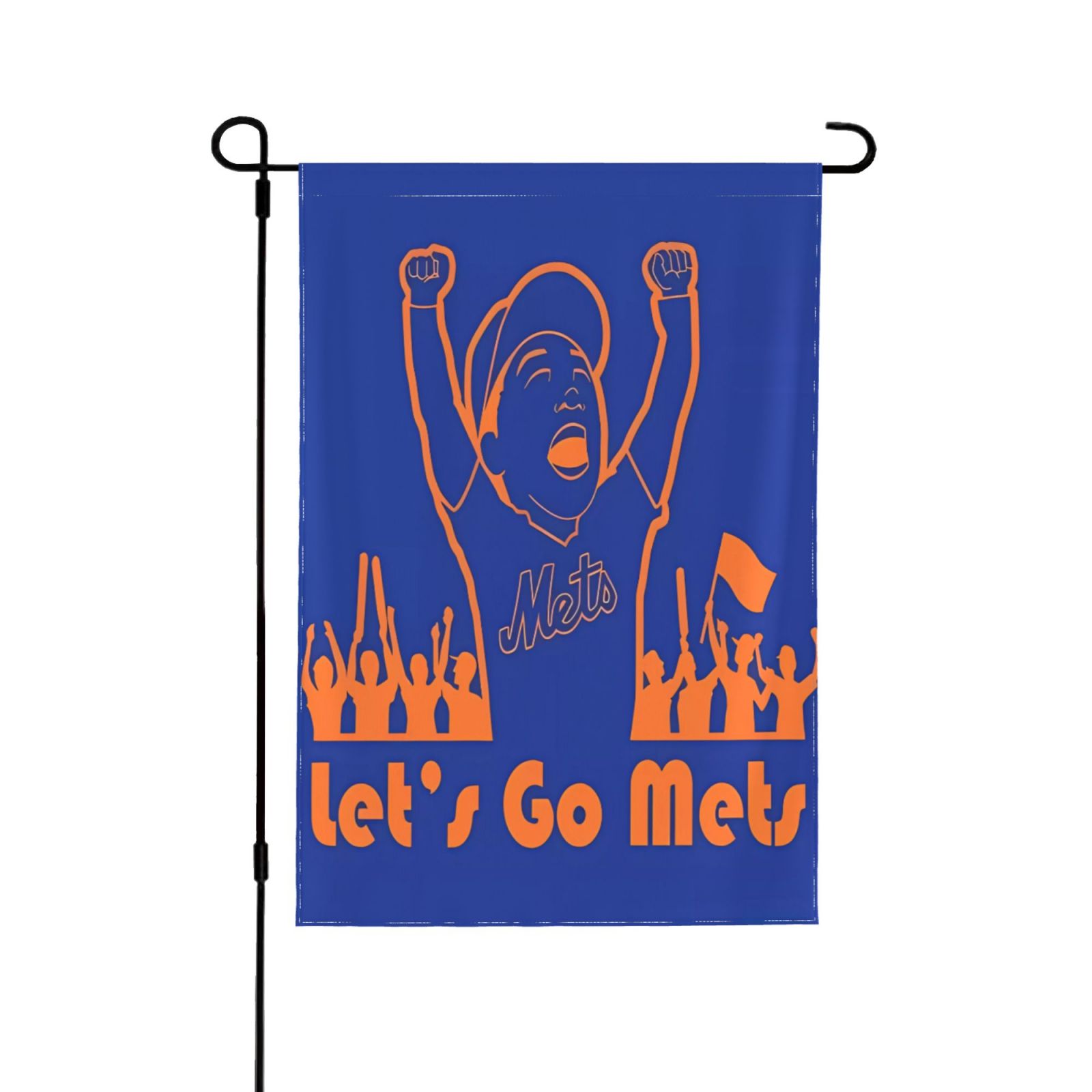 Mets Baseball Team Front Garden Flag, Fans Spectator Flag Hanging Flag ...