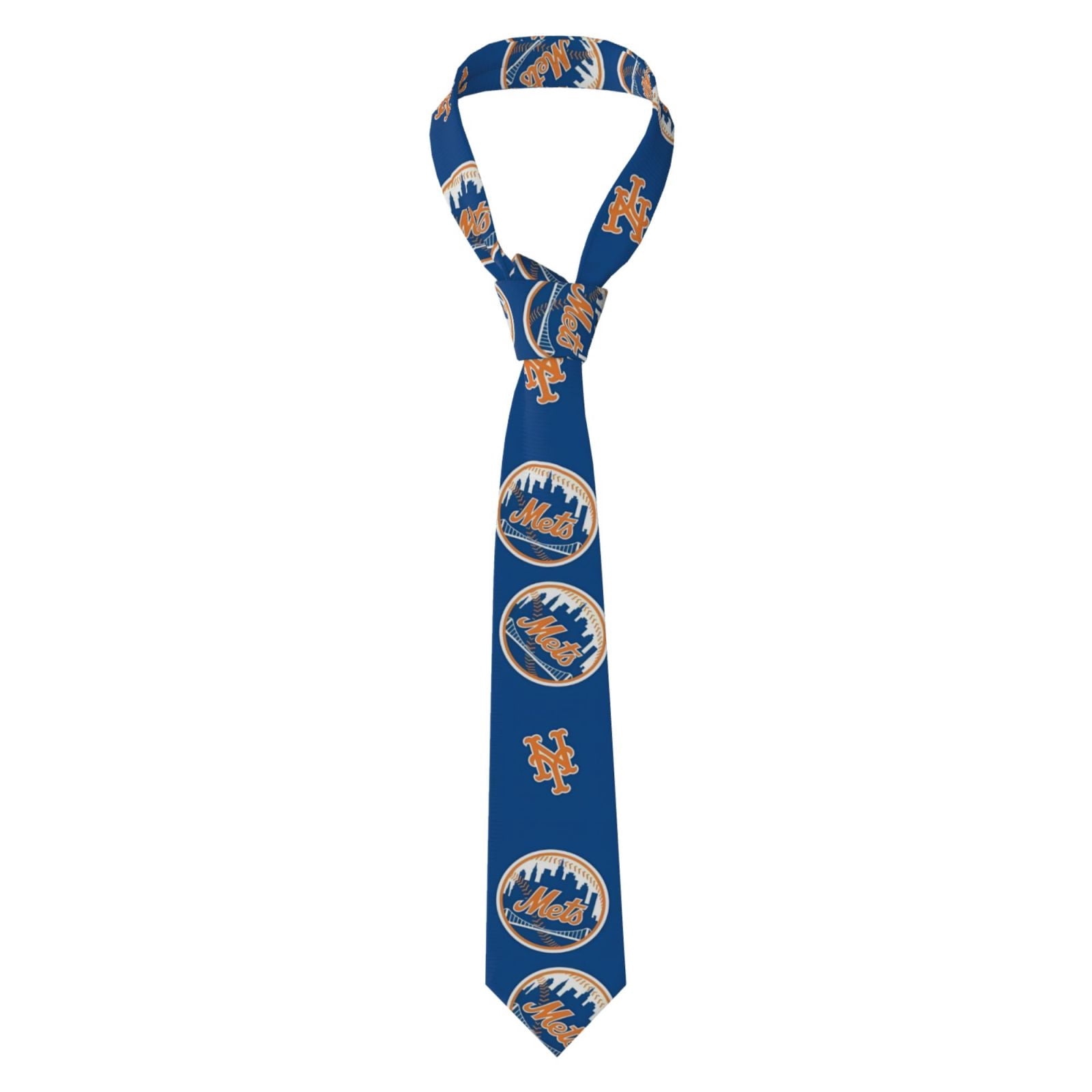 Mets Baseball Team Men'S Silk Ties, Team Game Day Fans Men'S Business ...