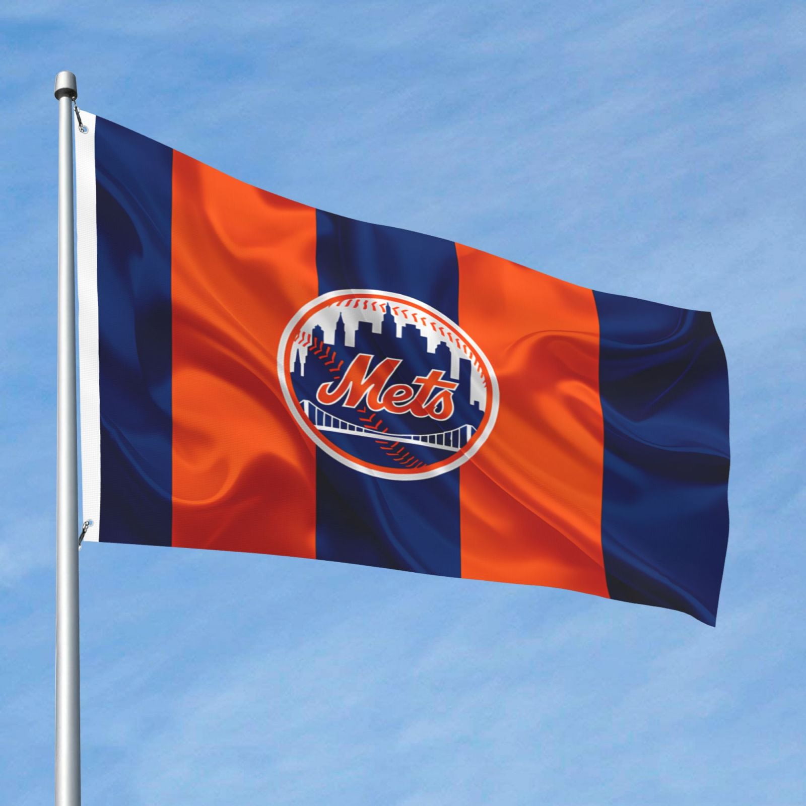 Mets Baseball Team Outdoor Double Sided Flag 2X3FT Easy to Install ...