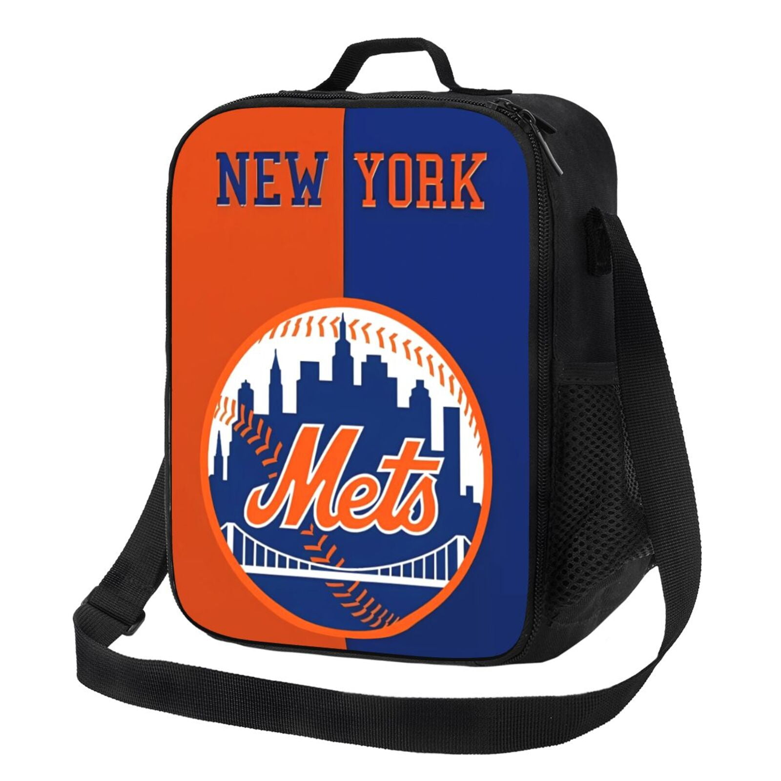 Mets Custom Campus One Shoulder Insulated Lunch Bag Unisex Baseball ...