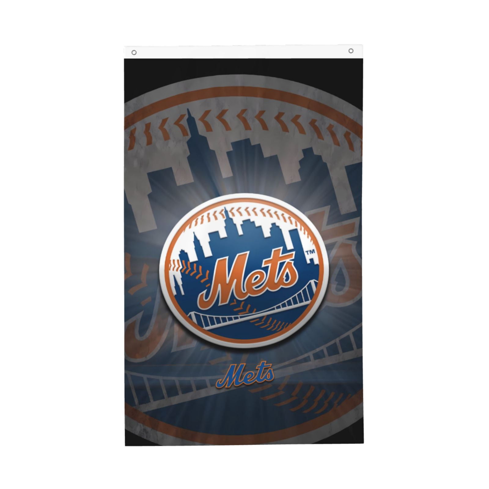 Mets Custom Double Sided Flag 3x5ft, Baseball Team Graphic Flag, Easy ...